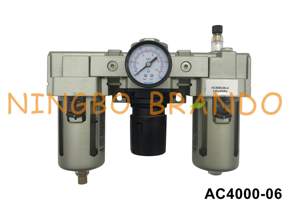 AC4000-06 3/4" SMC Typ Pneumatyczna jednostka FRL Regulator filtrów ...